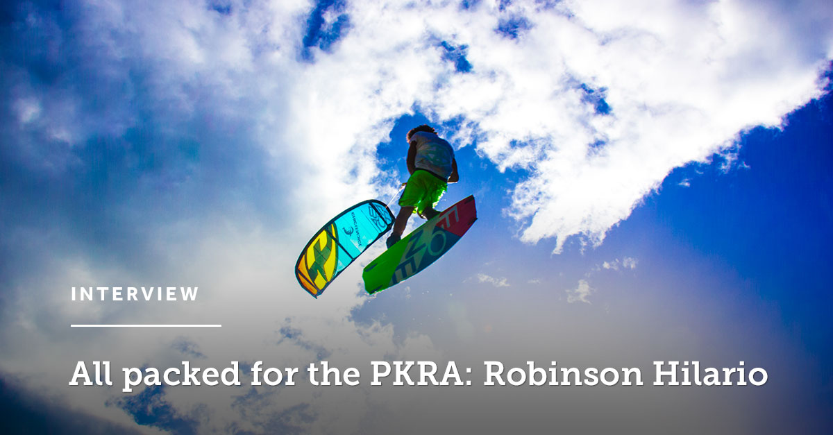 All packed for the PKRA: Robinson Hilario